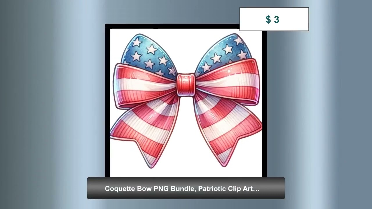 Coquette Bow PNG Bundle, Patriotic Clip Art, Coquette Clipart Design, Trending PNG, Pink Bow png,...