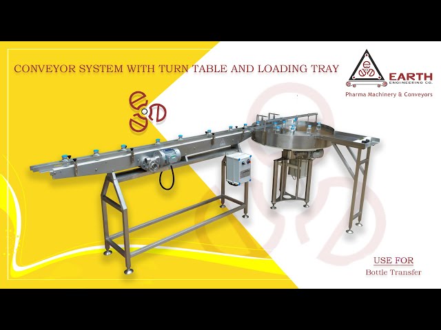 Conveyor Belts - Conveyor System With Turn Table And Loading Tray ...