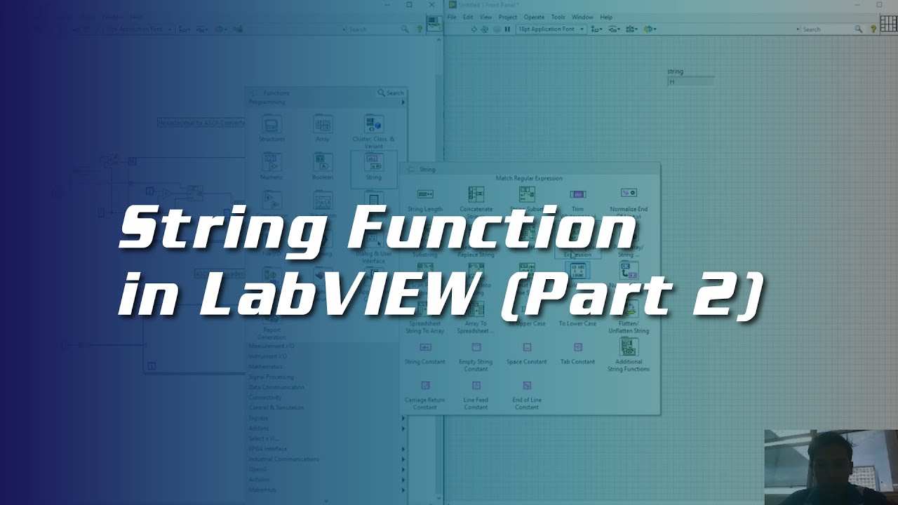 Tutorial on String Function in LabVIEW (Part 2)