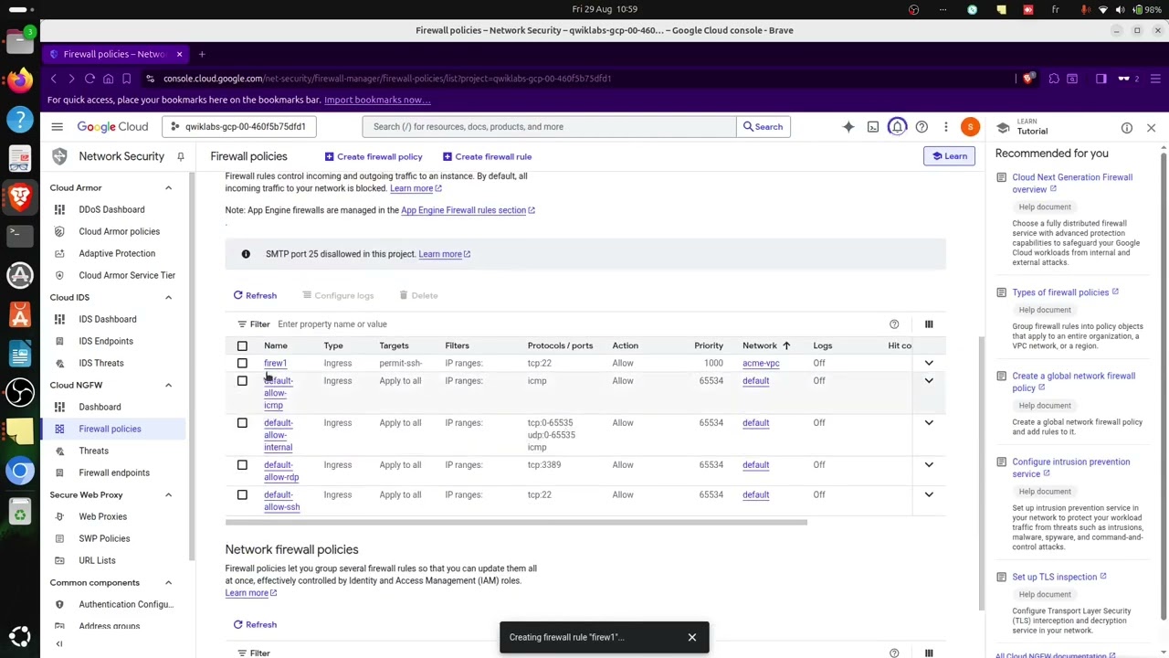 Build a Secure Google Cloud Network | GCP Challenge Lab (Step-by-Step Guide)
