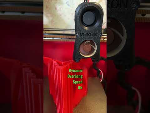 PrusaSlicer 2.6 Dynamic overhang speed in action #3dprinting #prusaslicer