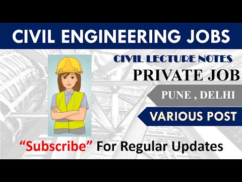 Site Engineer vacancies in Pune | Delhi | Latest Civil pvt jobs | Civil engineering jobs 2022