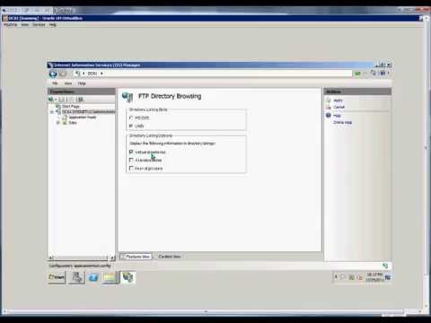How to change an FTP site from MSDOS to Unix Directory Style in IIS on a Windows 2008 R2 server