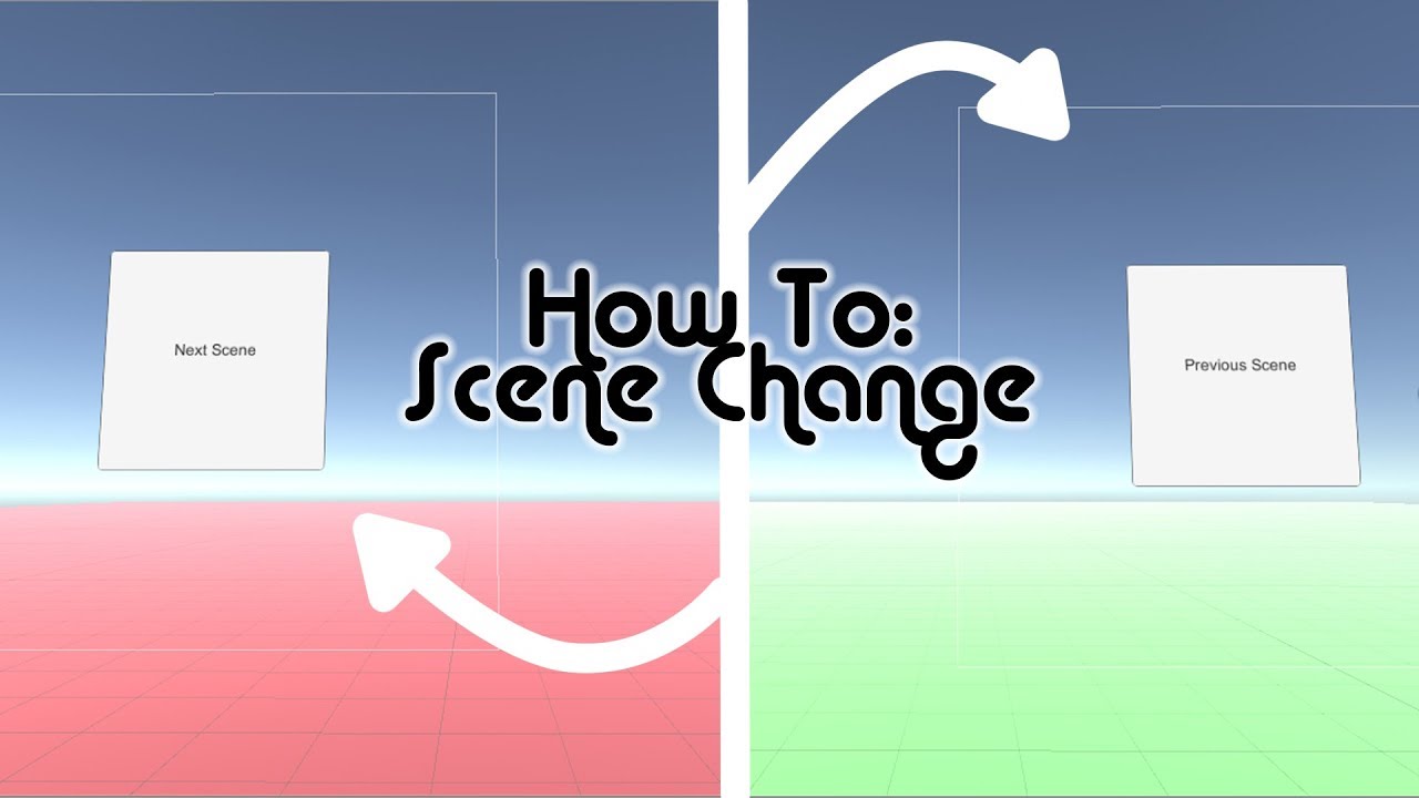 HOW TO: Change between two scenes in Unity via a Button Press/Code