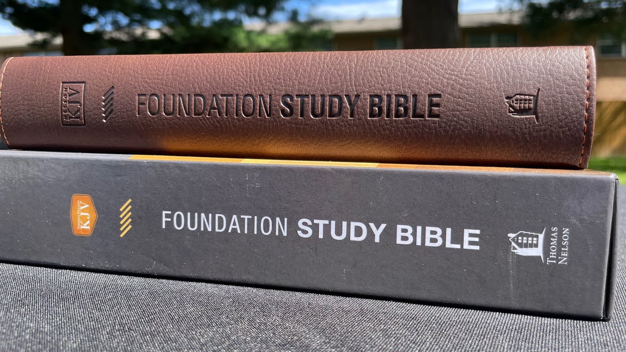 Foundation KJV Study Bible for Christians | Great for new Christians! | includes Helpful Study Notes