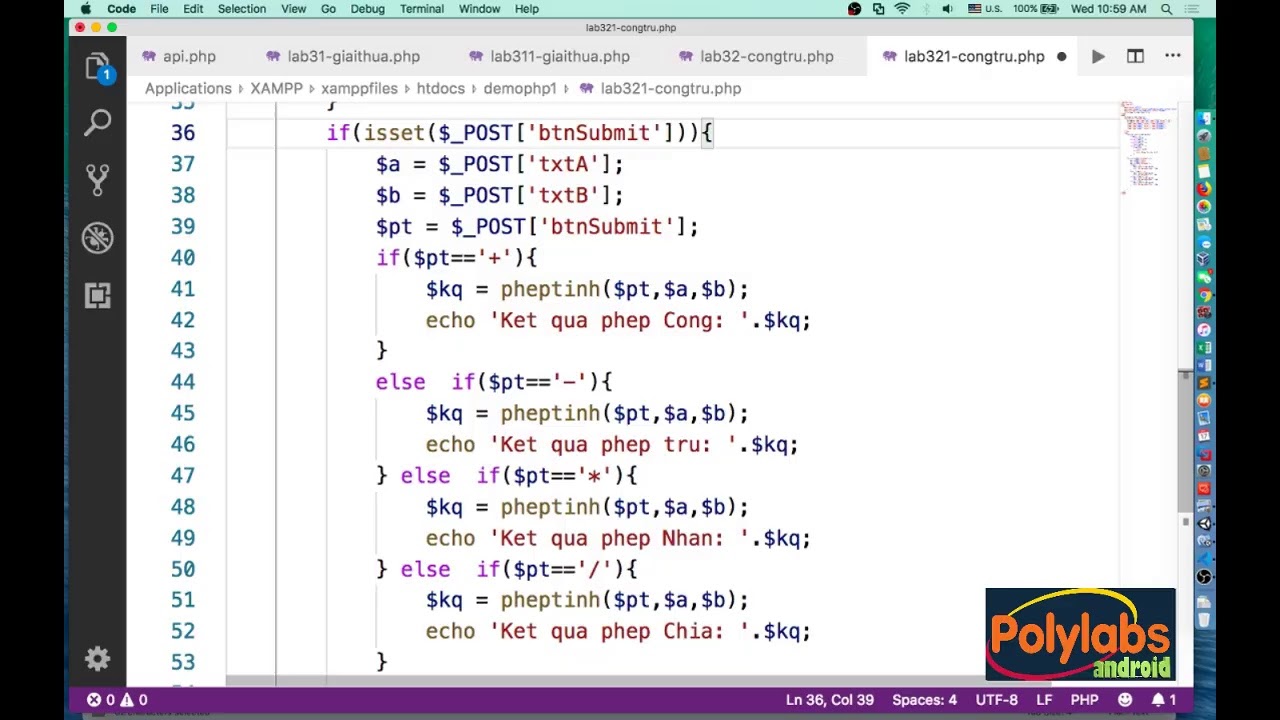 Sử dụng hàm trong PHP