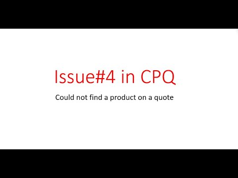 Product Not Found In Quote