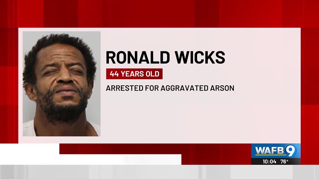 Man arrested for aggravated arson