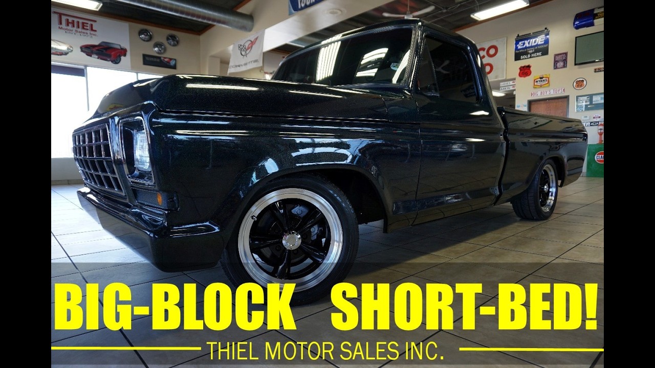 1973 Ford F-100 460 BIG-BLOCK Automatic SHORT-BED Fully Restored FOR SALE @ WWW.THIELMOTORS.COM