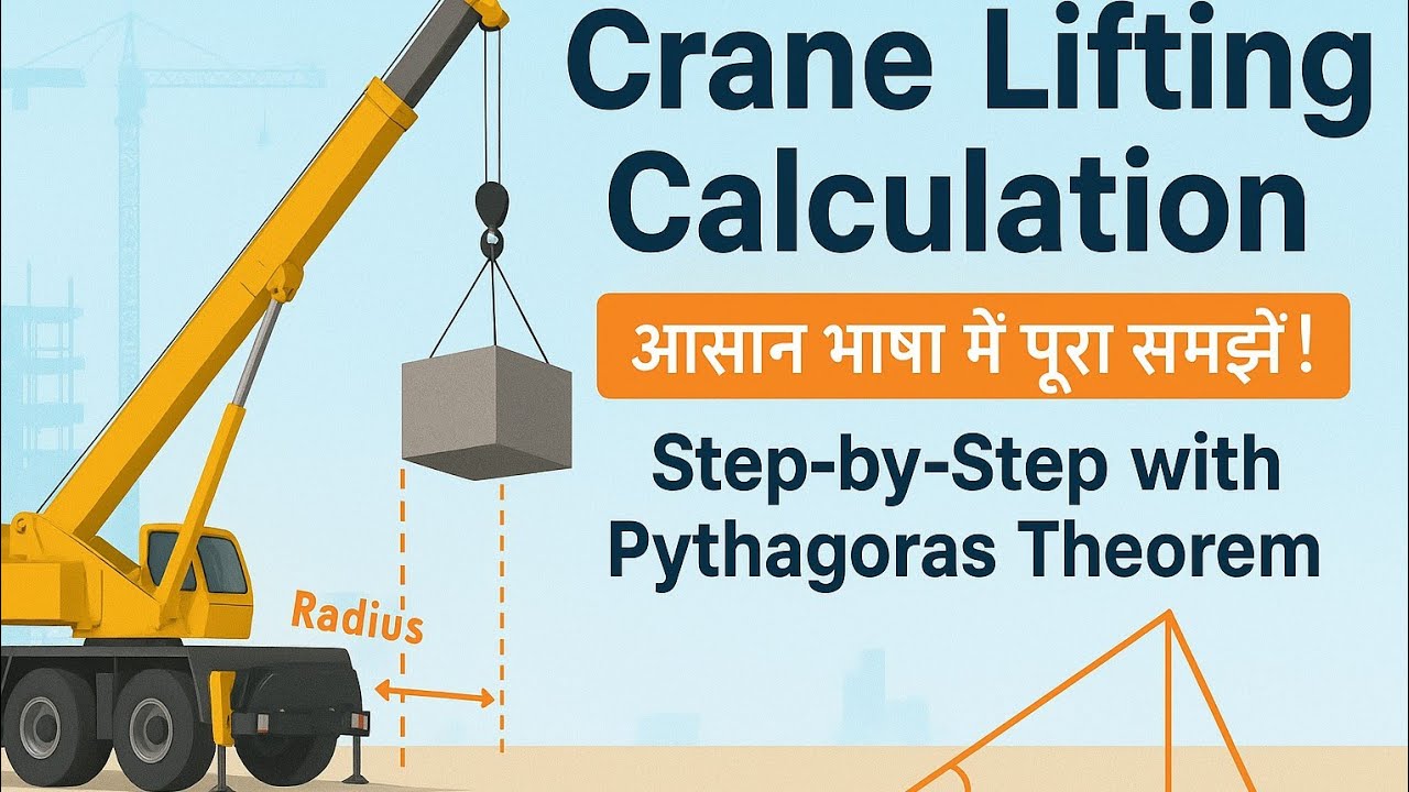 Crane Lifting Calculation & Safety Steps | Easy Boom Length & Load Capacity Method #cranelifting  