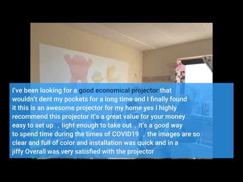User Review: Projector, YABER Y61 WiFi Mini Projector 5500 Lux Full HD 1080P and 200" Supported...