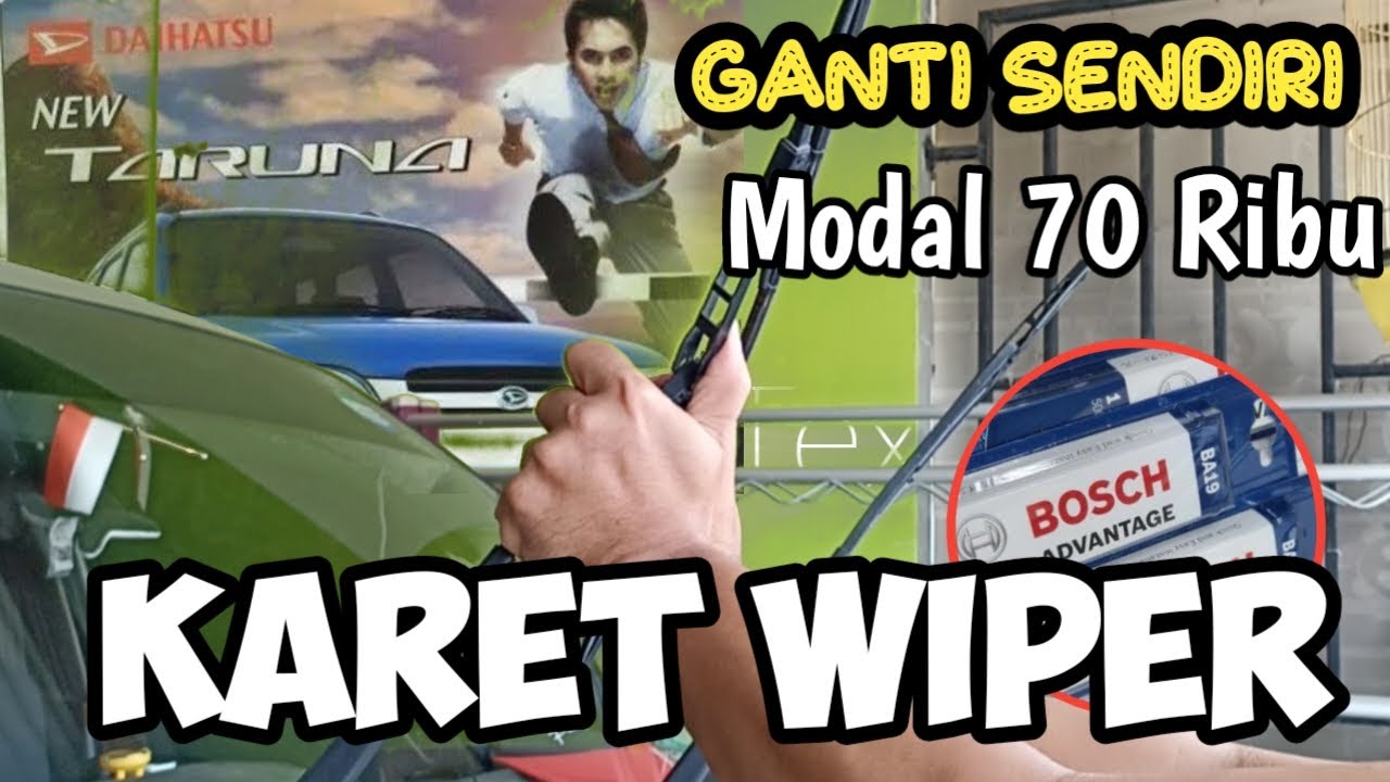 Ganti Karet Wiper Daihatsu TARUNA ‼️ Mudah Dan Murah