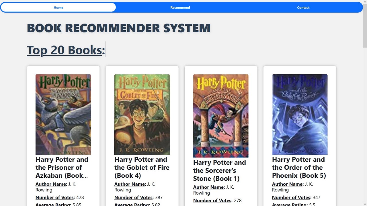 Github Huzaifa8104 Book Recommender System The Book Recommender