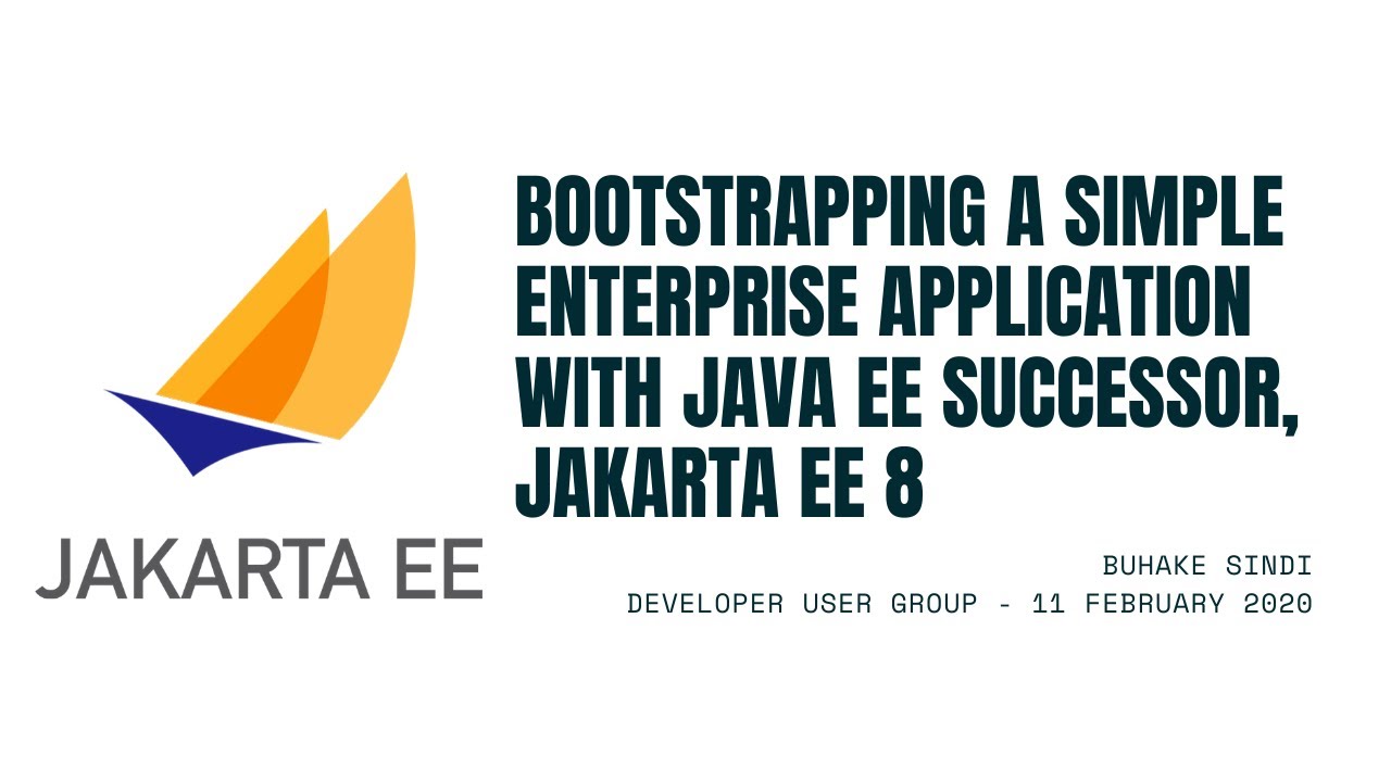 Enterprise Java Made Simple (42KB WAR file) with Java EE successor, Jakarta EE 8