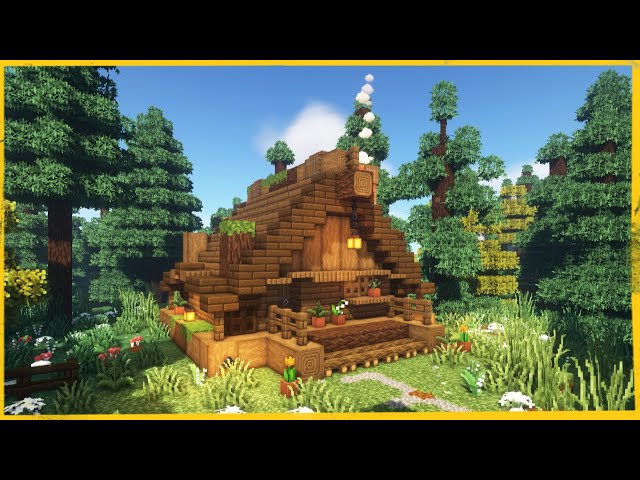 How to build a Forest Cabin Minecraft Map