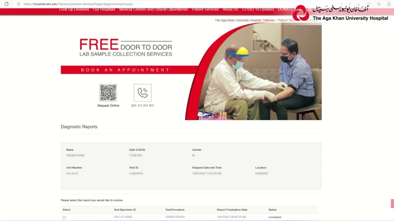 Conveniently Download AKUH Lab Reports