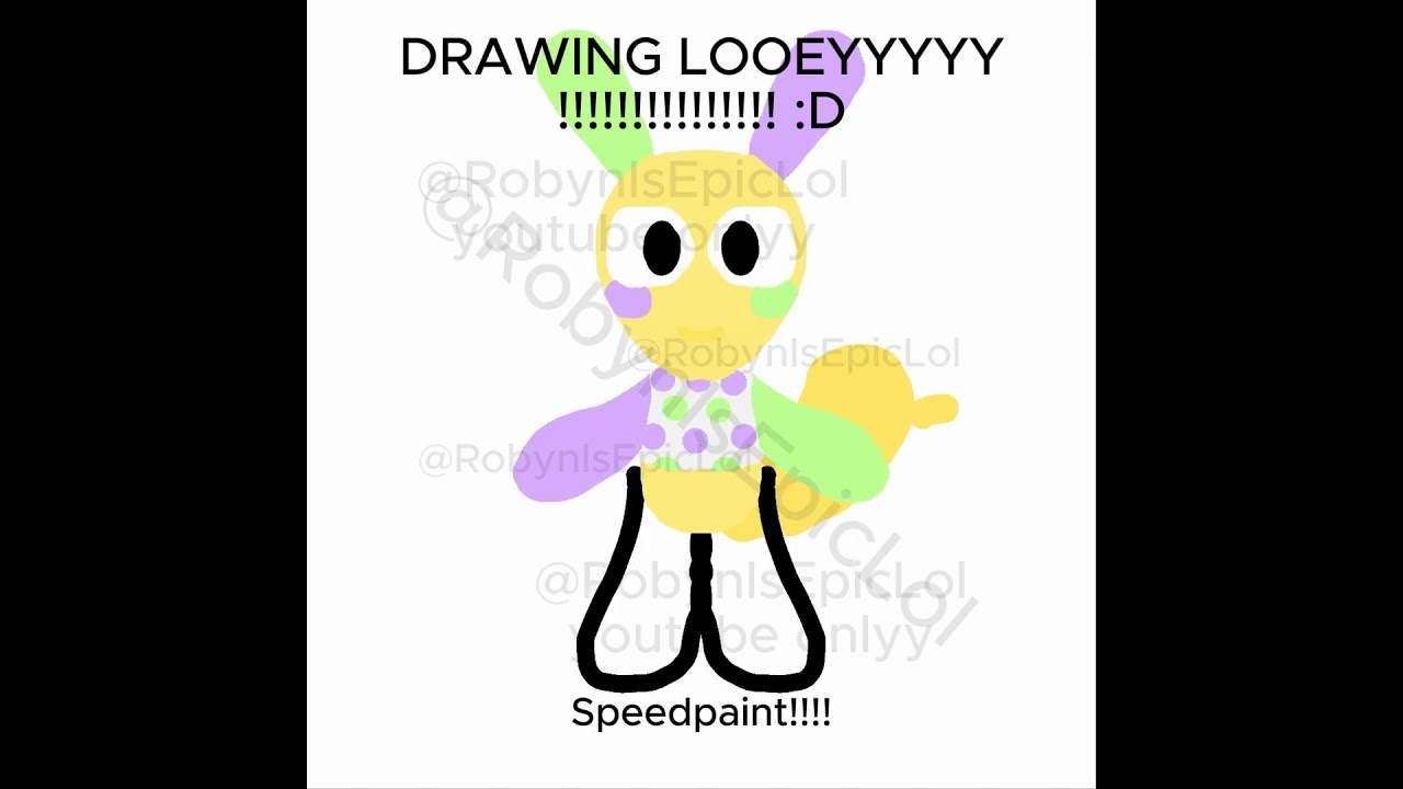 LOOEY SPEEDPAINT!!! #dw #dandysworld #dandy #dandysworldroblox #looey #art #artist