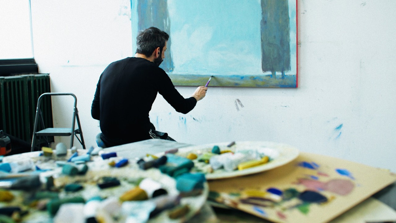 Artist Nicolas Party: ”You want to create a painting that is much more interesting than yourself.”