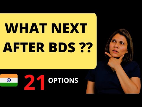 What next after BDS in 2022? Career options