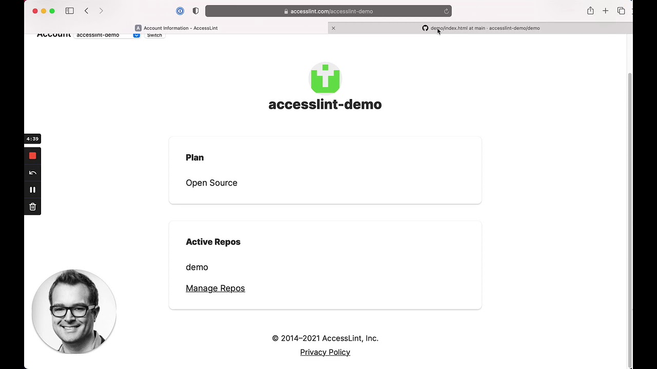 Install AccessLint for GitHub Accessibility Review
