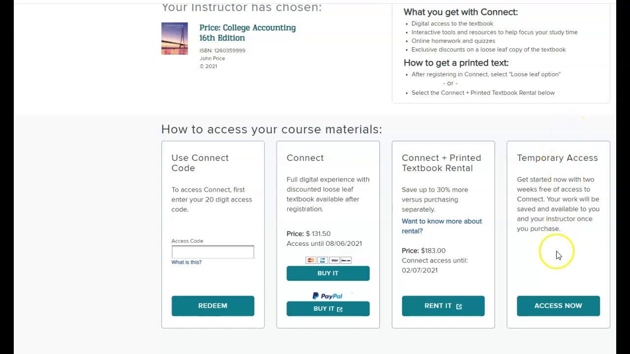 Connect Registration