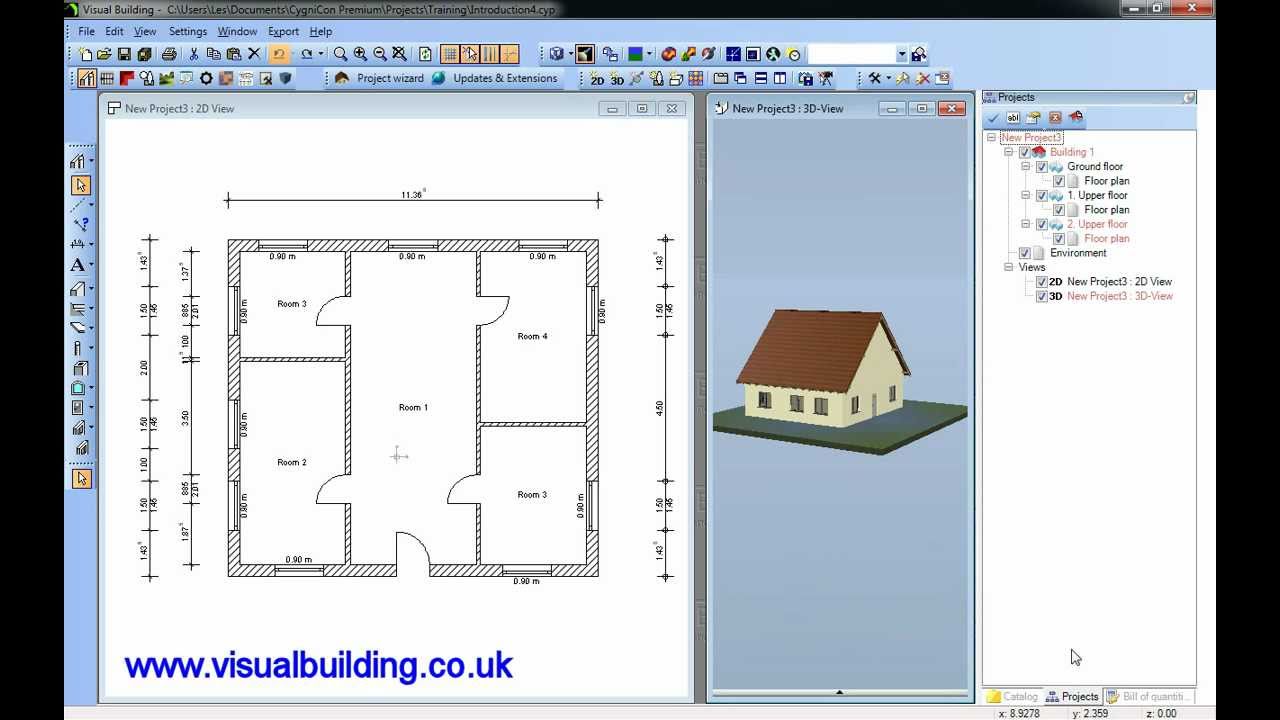 Visual Building Tutorial: User Interface Introduction