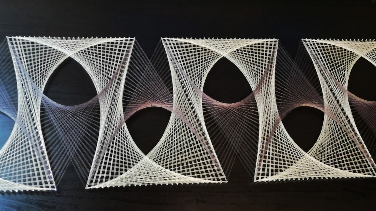 String Art Handmade Table Ikea tutorial
