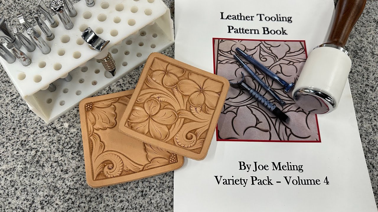 Tooling Leather Coasters Step By Step With Beginner Tools
