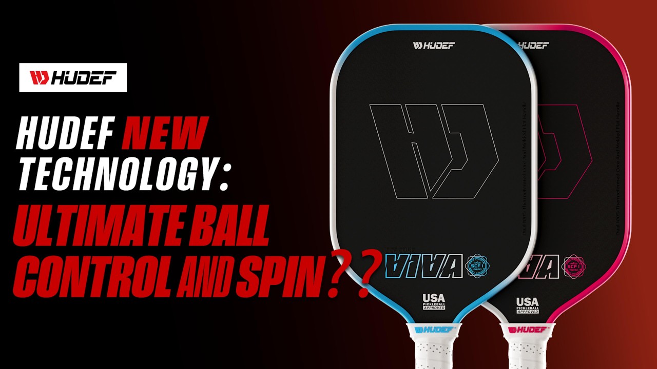 HUDEF New Paddle • PP Honeycomb + Supercritical Foam Core • Ultimate Ball Hold  #hudefpickleball