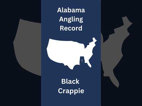 How big is the Alabama State record Black Crappie?