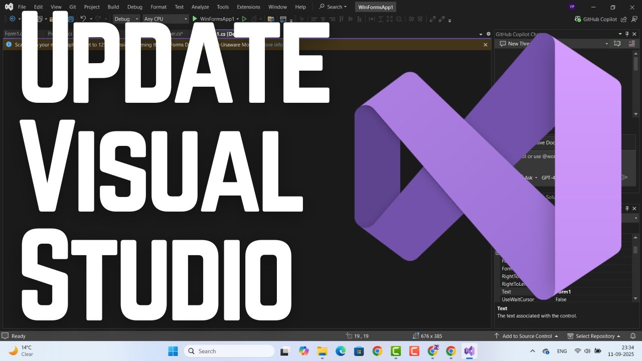 How To Update Visual Studio  2022/2026