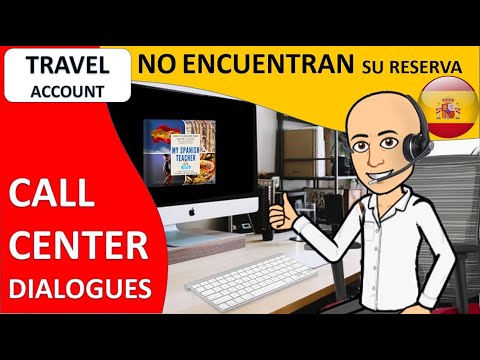 CALL CENTER DIALOGUE SAMPLE - Call center conversation -SPANISH travel account ✈️📞