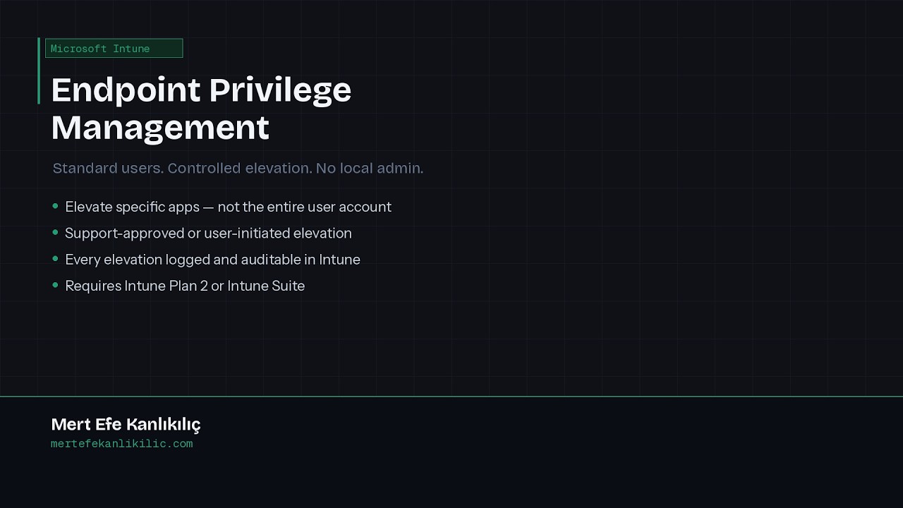 How to Configure Intune Endpoint Privilege Management – Support Approval & User Elevation
