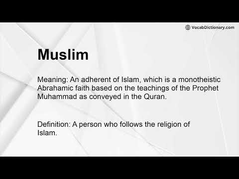 Muslim Meaning
