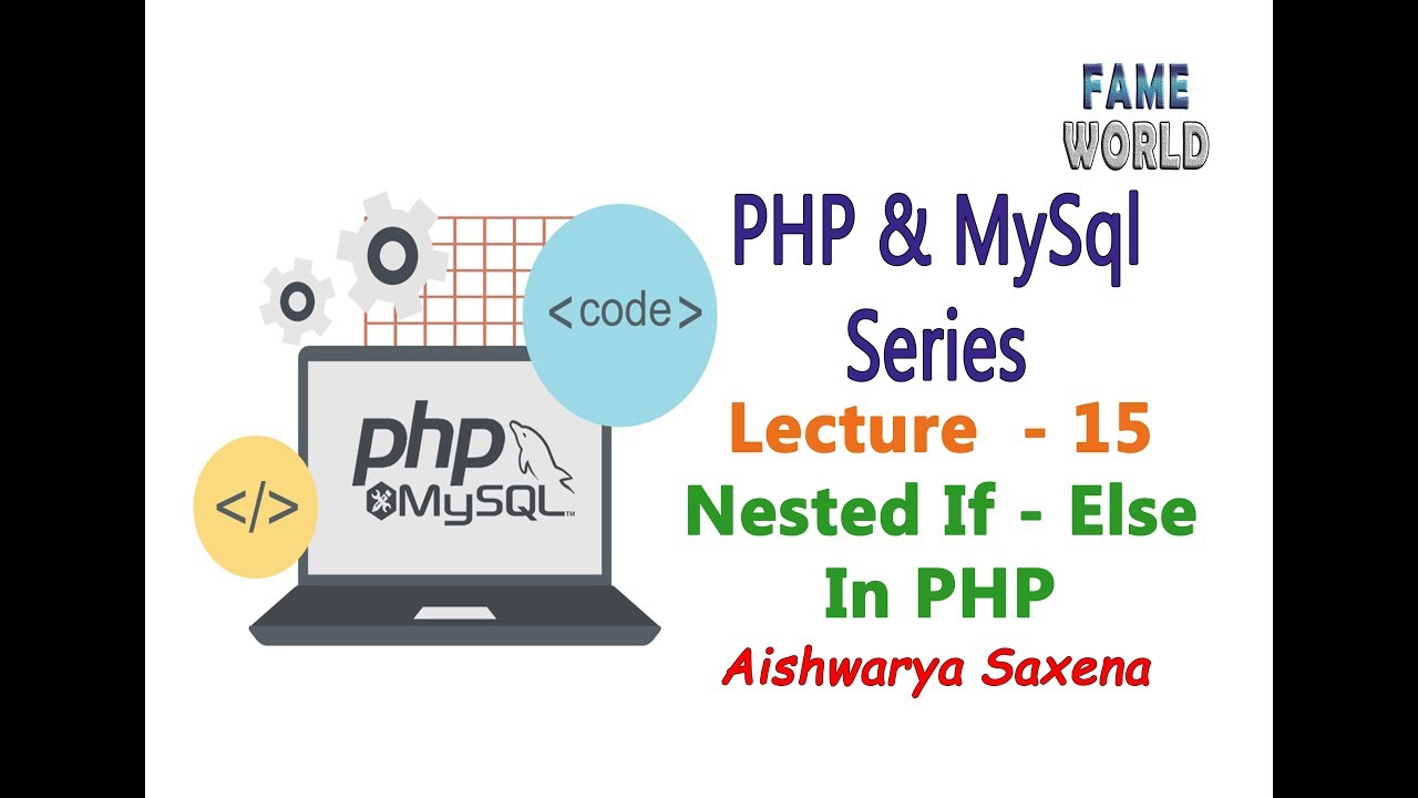 Lecture - 15 - Conditional Statements - Nested If - Else In PHP - PHP & MySql Series