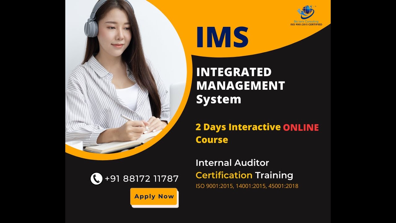IMS (Integrated Management System) Full Coverage Training with Internal Auditor Training