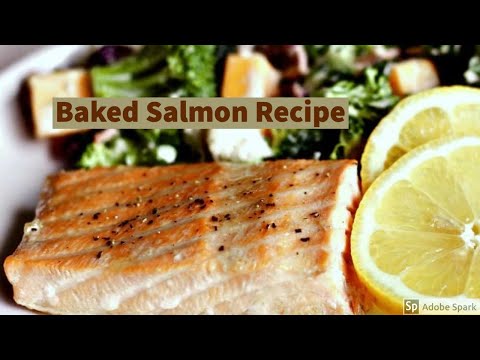 Baked Salmon with Brown Sugar Marinade