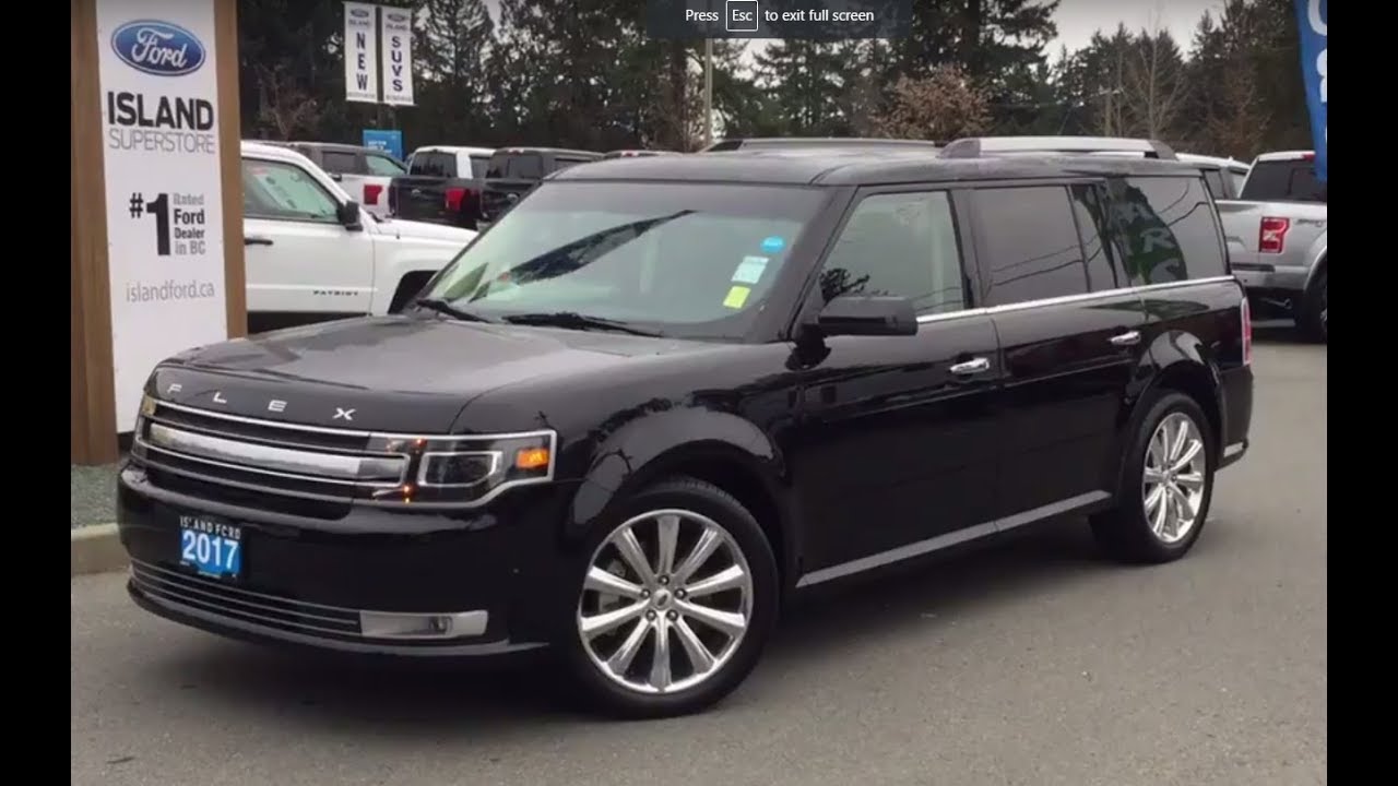 2017 Ford Flex Limited W/ Leather, Moonroof, Heated/Cooled Seats Review| Island Ford