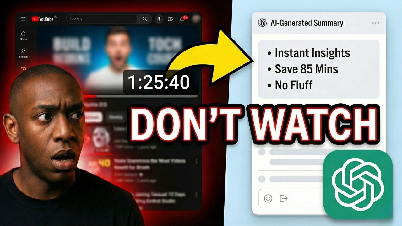 How to Summarize a YouTube Video Using ChatGPT (Fast & Free)