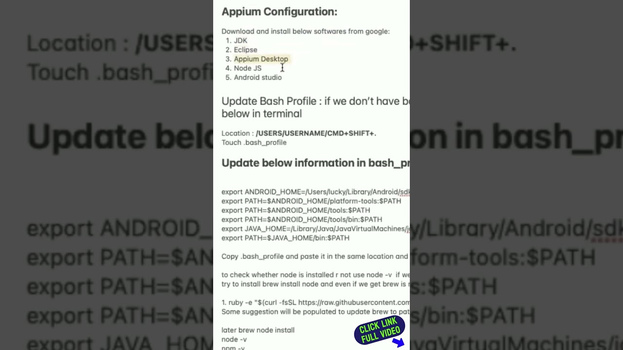 Appium Configuration | 🤩Appium Android Automation