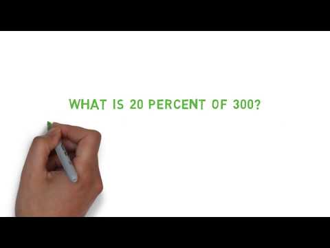 20 Percent of 300
