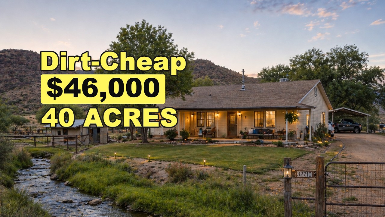 5 CHEAP Arizona FARMHOUSES With ACREAGE | Hidden Property Deals Still Affordable in 2026