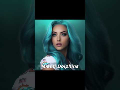 NFL Teams as Beautiful Women AI Generated Part 1