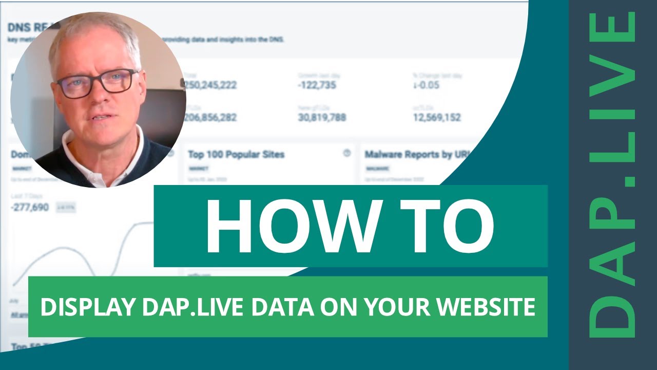 DAP.LIVE - How to Display data on your website