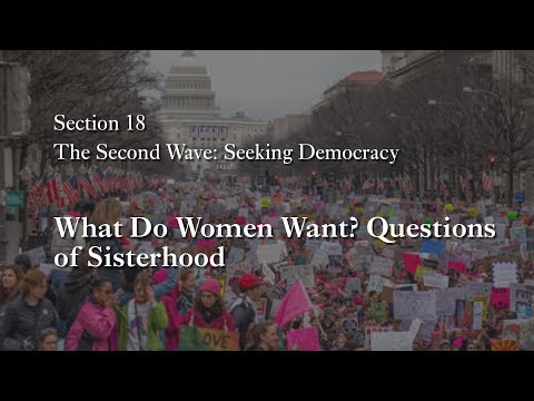 MOOC WHAW2.4x | 18.1 What Do Women Want? Questions of Sisterhood | The Second Wave in Action