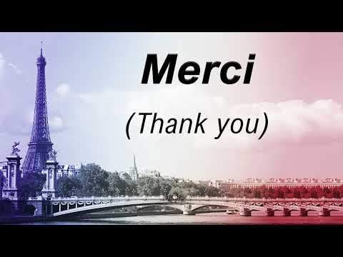 How to Pronounce Merci in French + French sentence with it