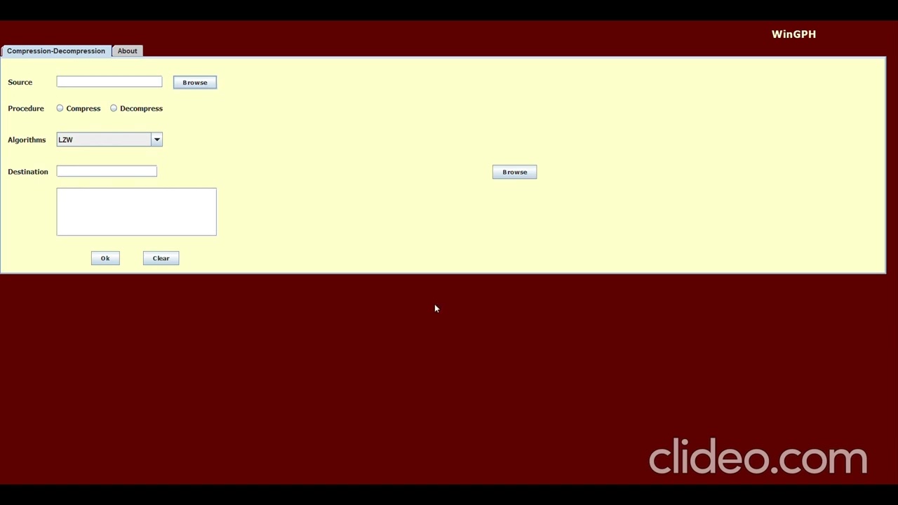Data compression and decompression project in java implementation