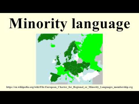 Minority language