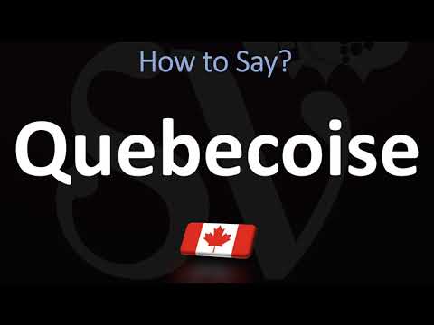 How to Pronounce Quebecoise? (CORRECTLY)