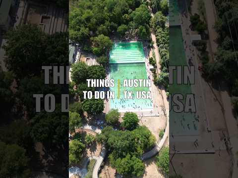 Things to do in Austin, Texas. Tip #6: Deep Eddy Pool